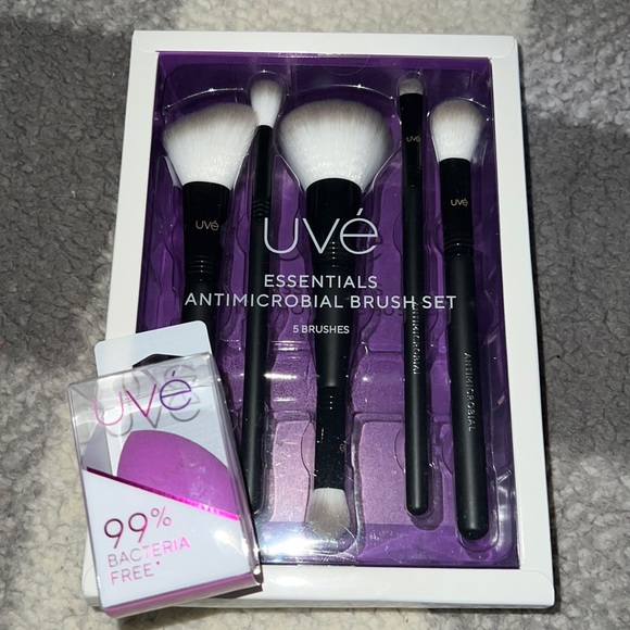UVé | Makeup | Uv Essentials Antimicrobial Brush Set Plus Violet ...